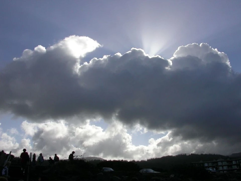 Sunlight Through s Oregon Coast